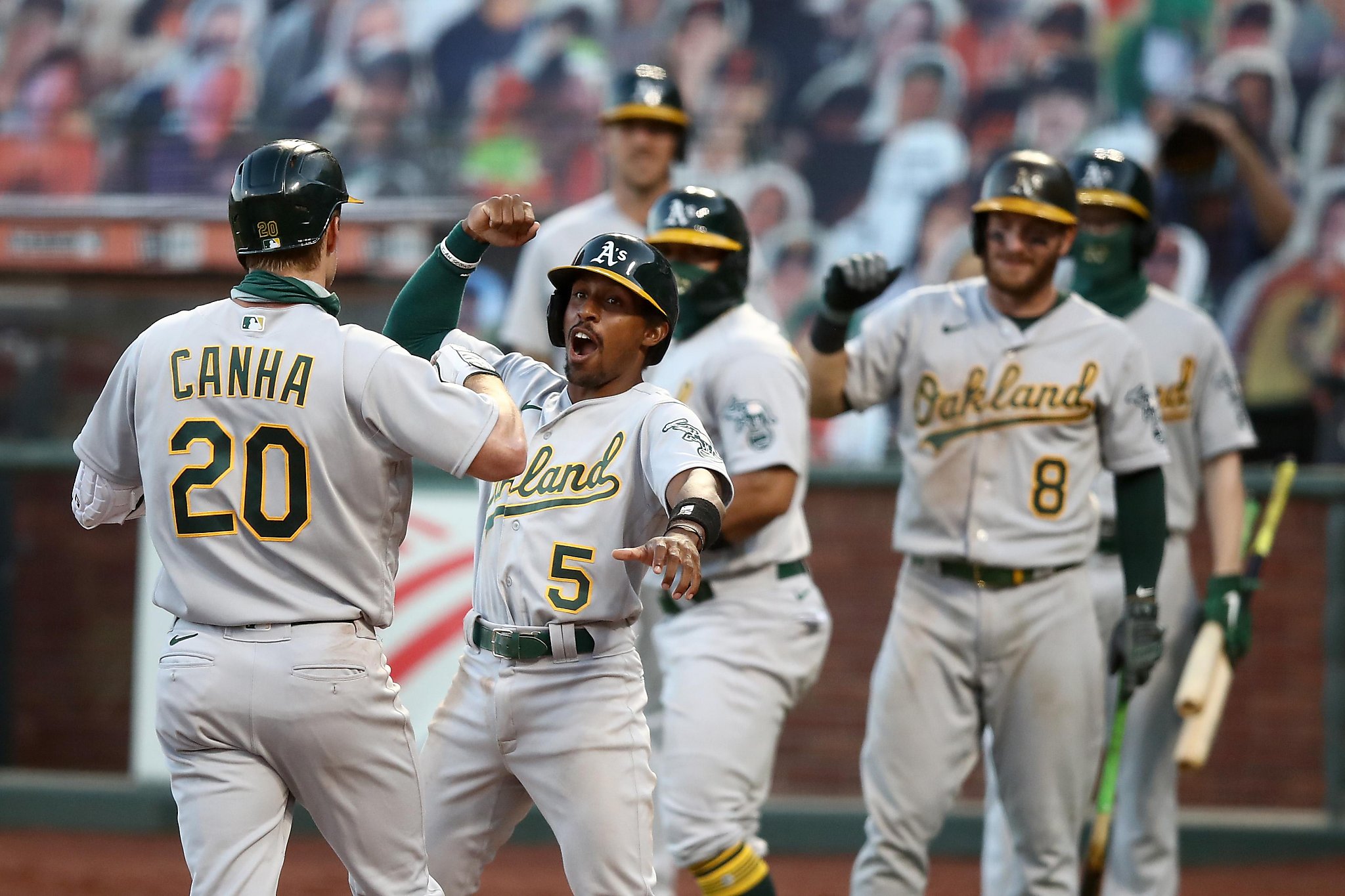A’s are looking like a champion, as Giants look for hope