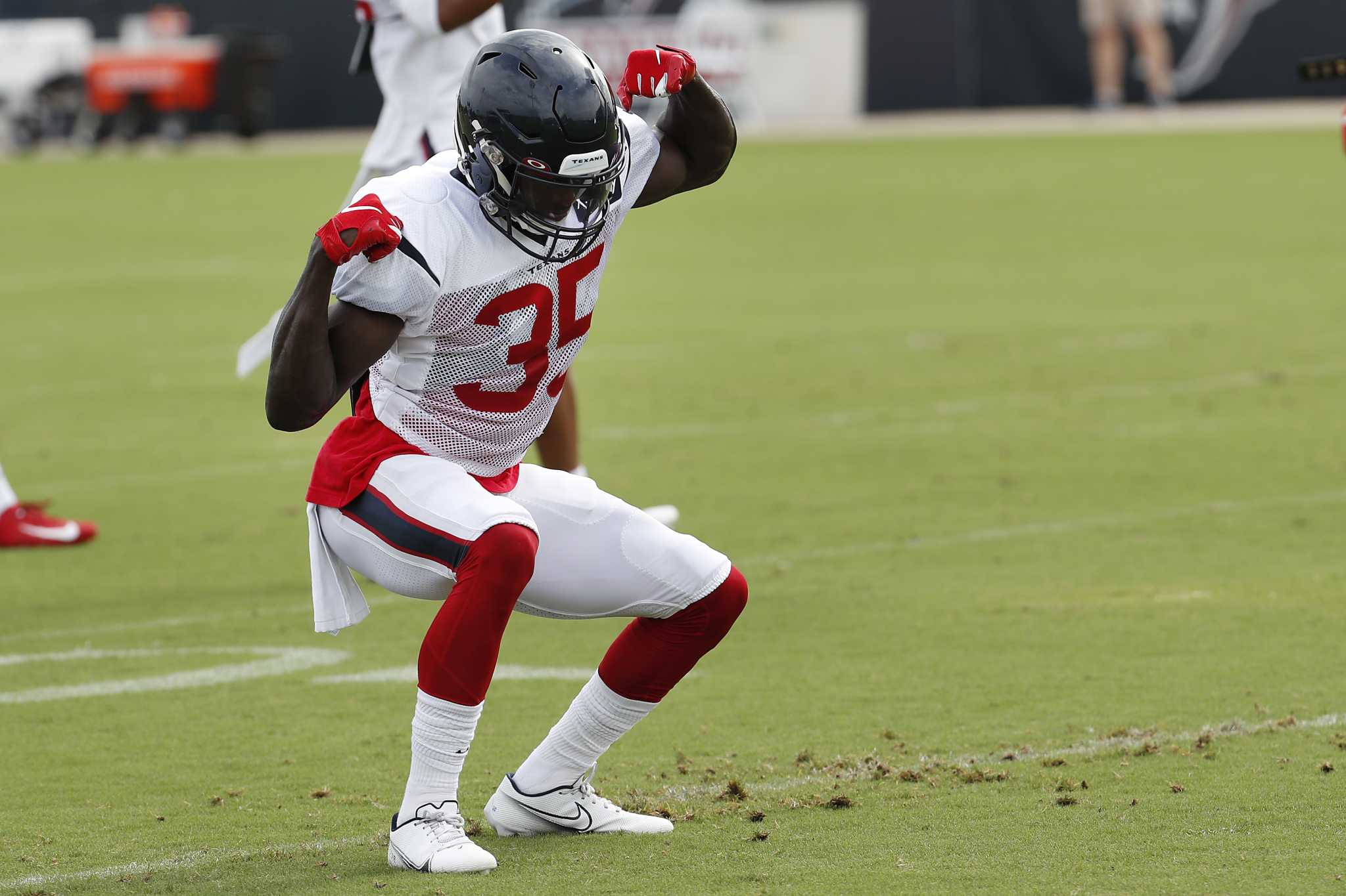 Texans corner Keion Crossen 'a ball of energy'