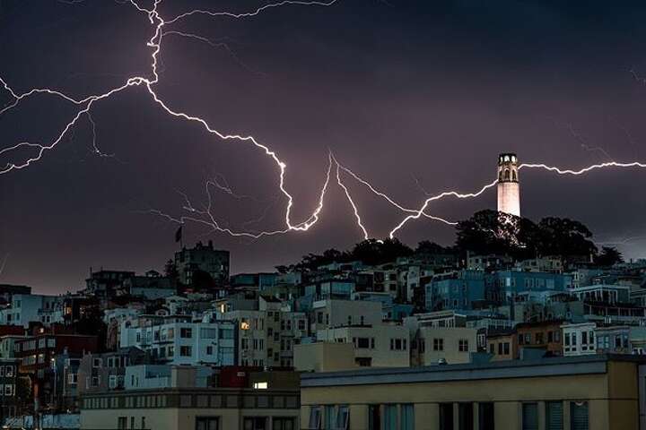 See the most stunning Bay Area lightning storm photos from this weekend