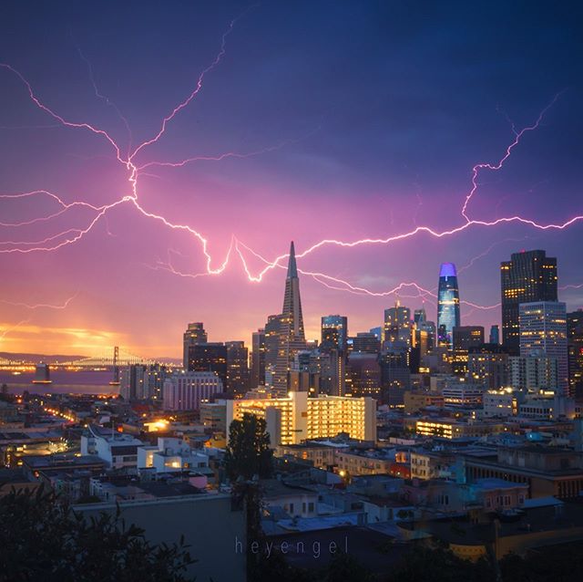 See the most stunning Bay Area lightning storm photos from this weekend