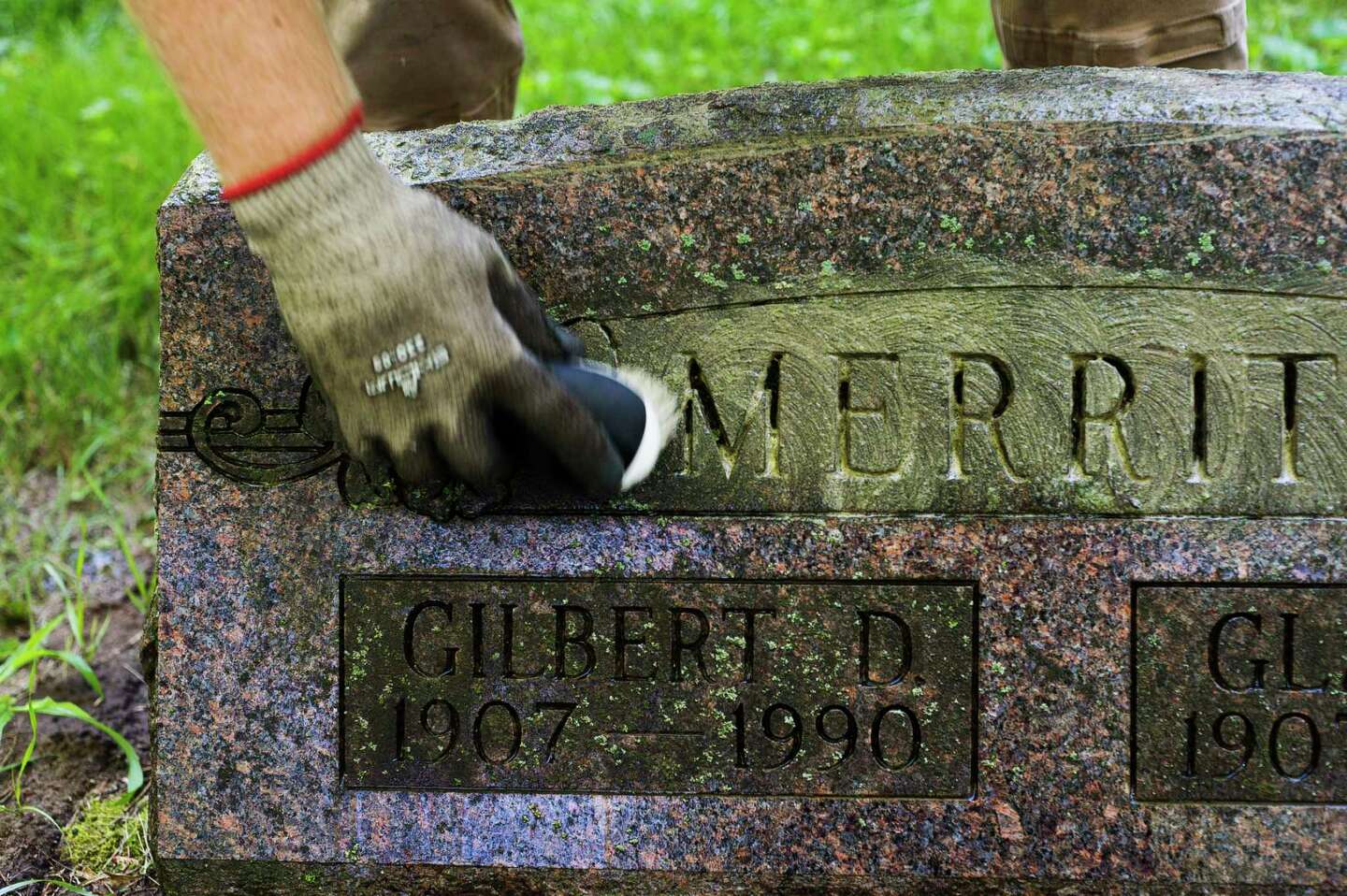 Preserving the past: Justin Frost starts headstone cleaning business