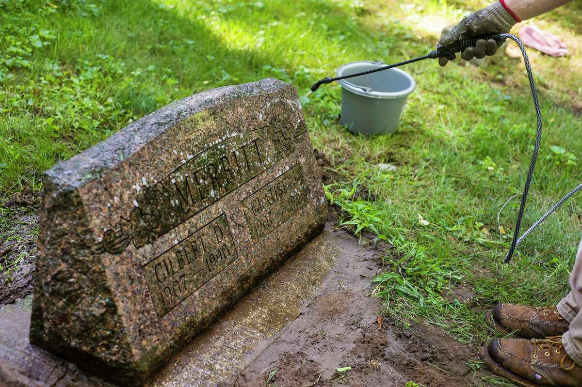 Preserving the past: Justin Frost starts headstone cleaning business