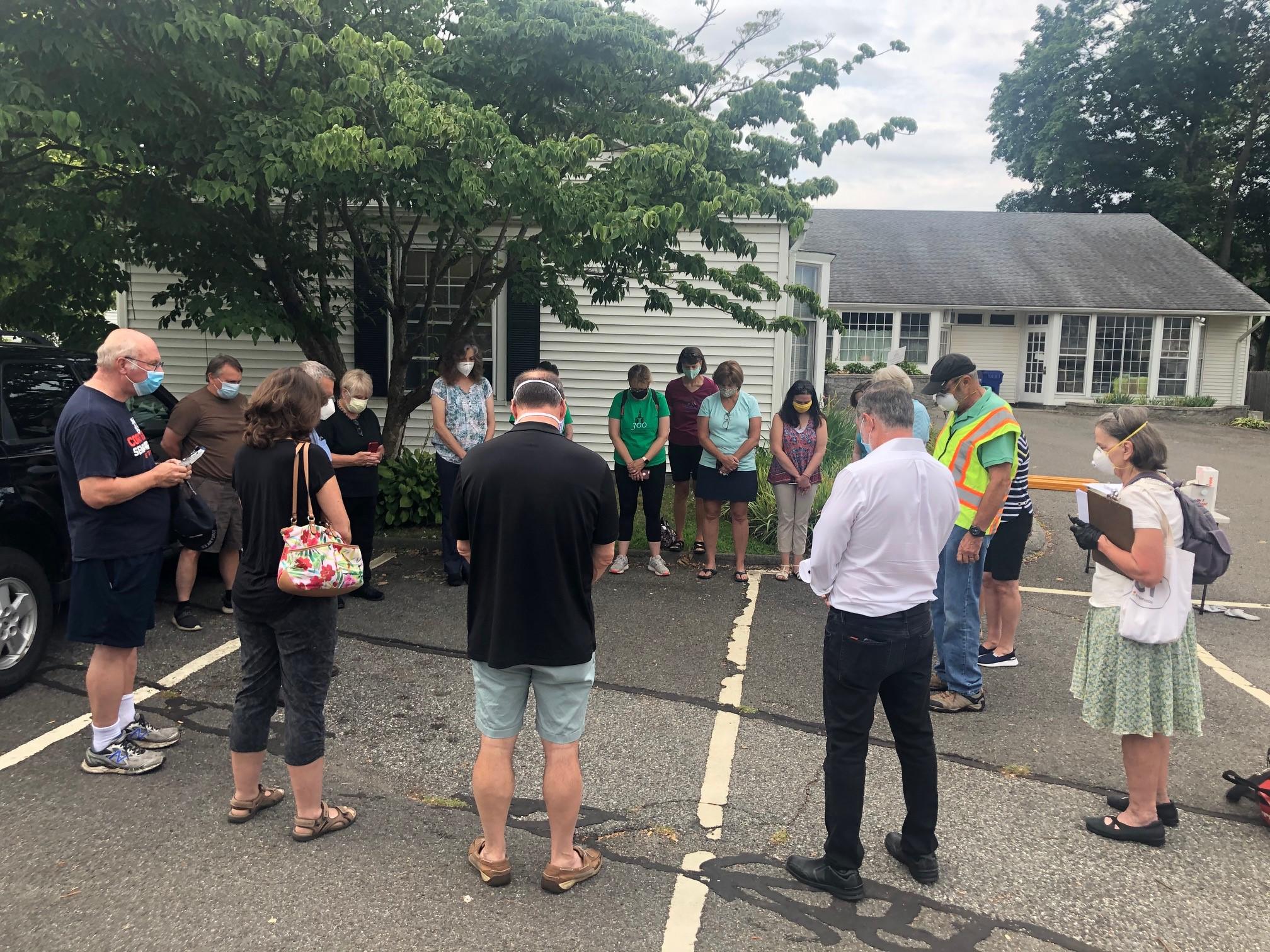 New beam marks major milestone in church construction project