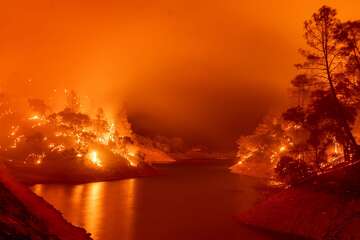 Photos show scope, destruction of Bay Area wildfires