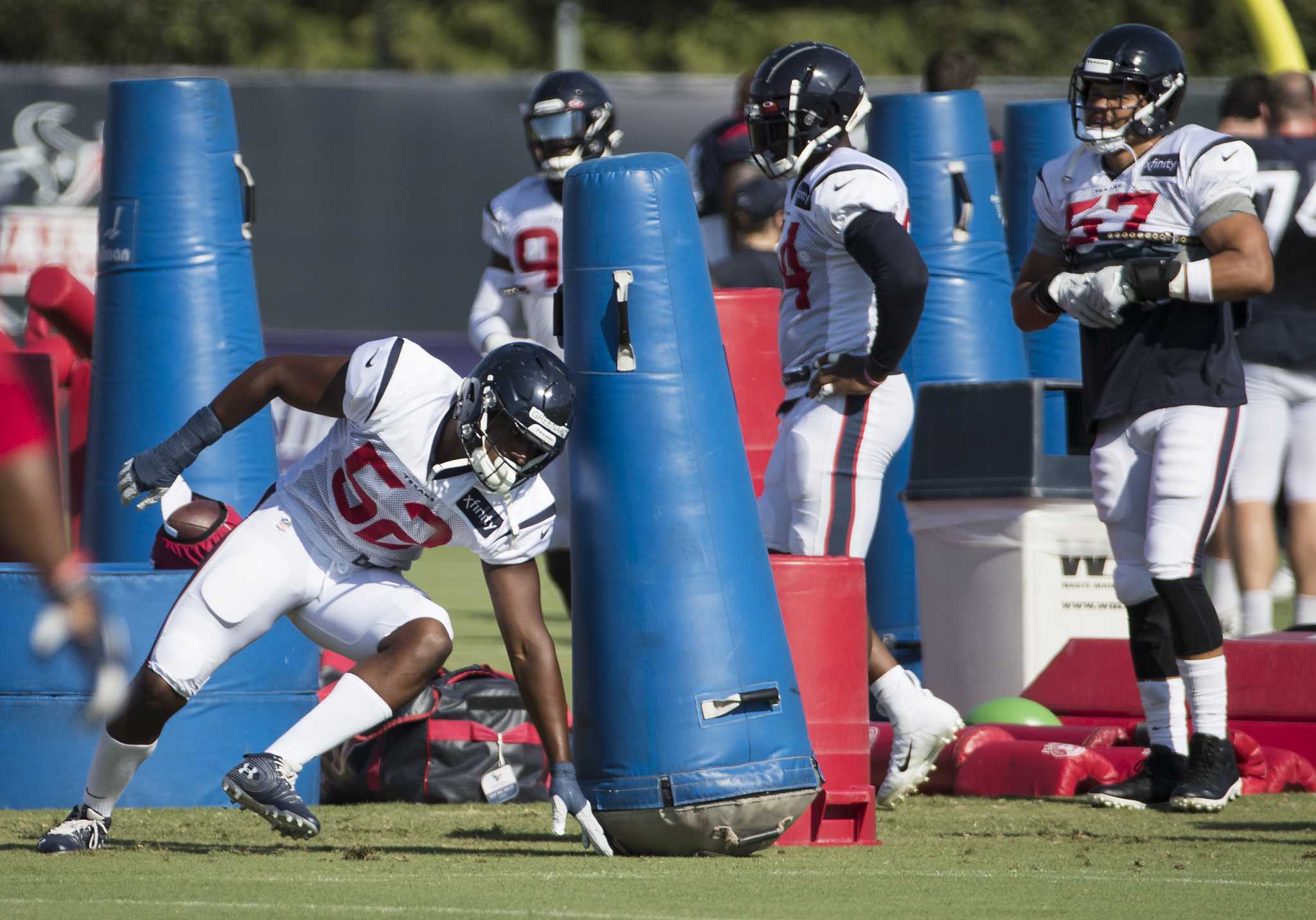 Texans' Jon Greenard, Isaiah Coulter, Phillip Gaines sidelined at practice