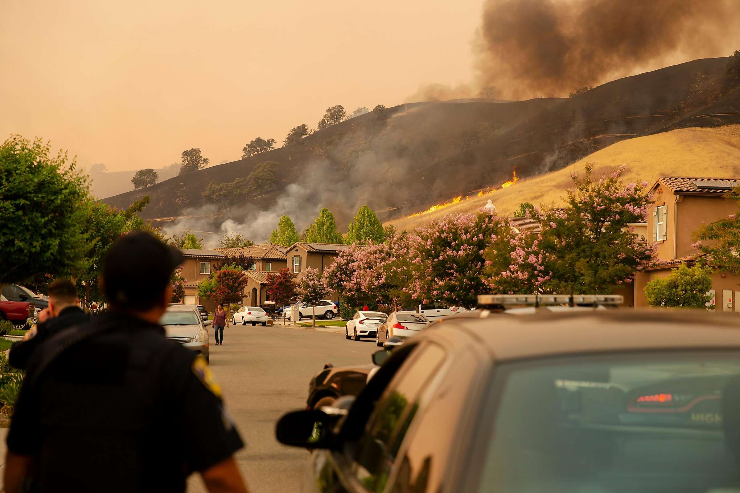 4 dead as firefighters are overwhelmed by 3 massive Bay Area wildfires
