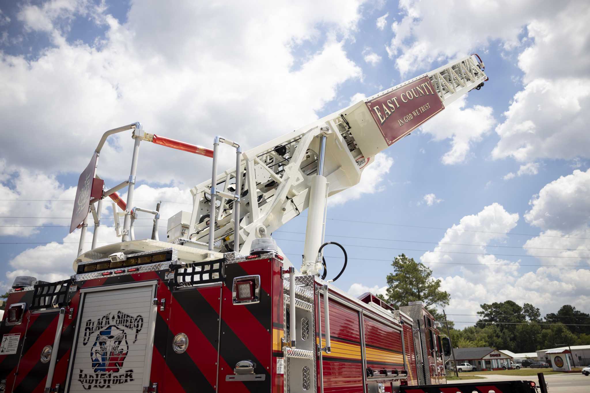 East Montgomery County Fire Department debuts its first ladder truck ...