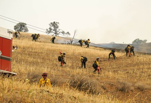 SCU Lightning Complex Fire now at 40% containment