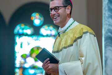 Photos: Bishop David Toups’ first mass at St. Anthony Cathedral Basilica