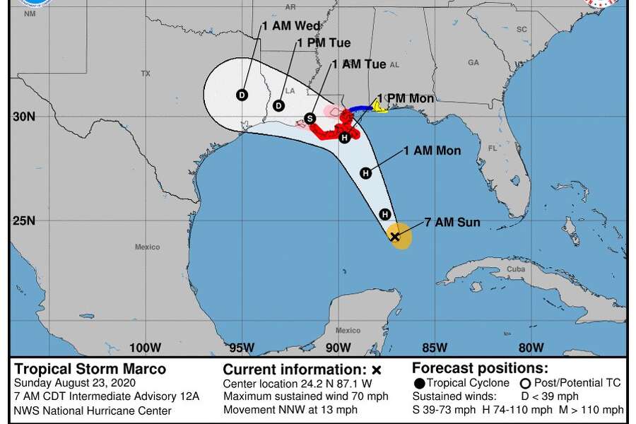 Tropical Storm Laura could follow Marco toward Louisiana ...