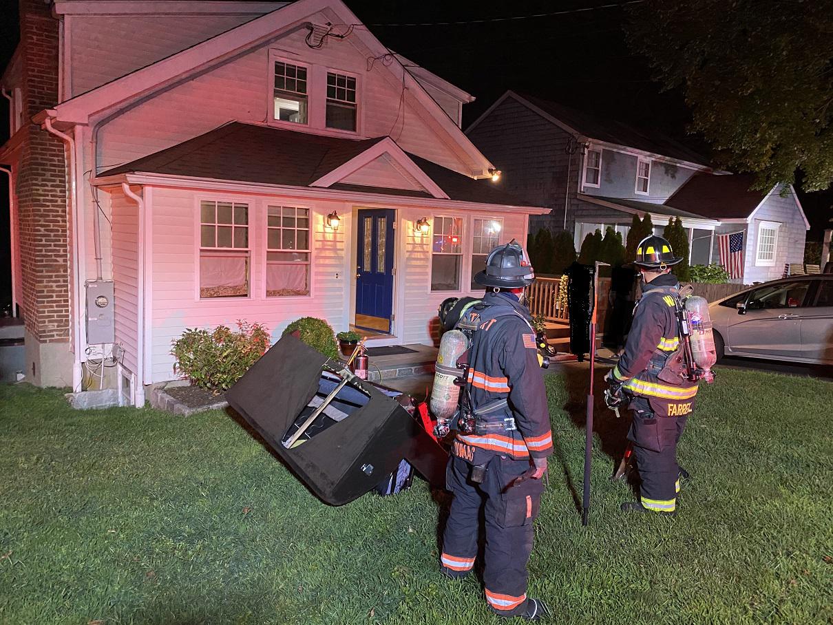 Westport: Firefighters put out couch fire