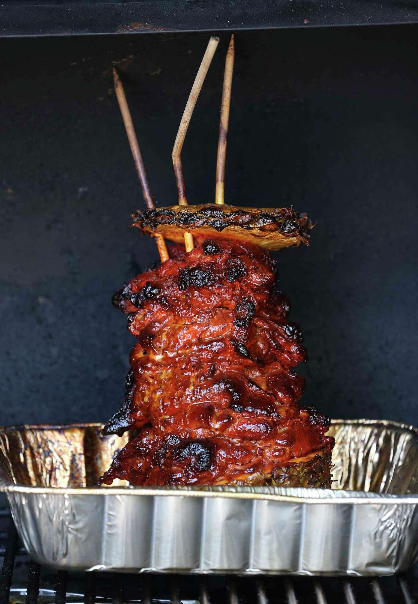 Chuck’s Food Shack: How to make a DIY pork trompo al pastor at home on ...