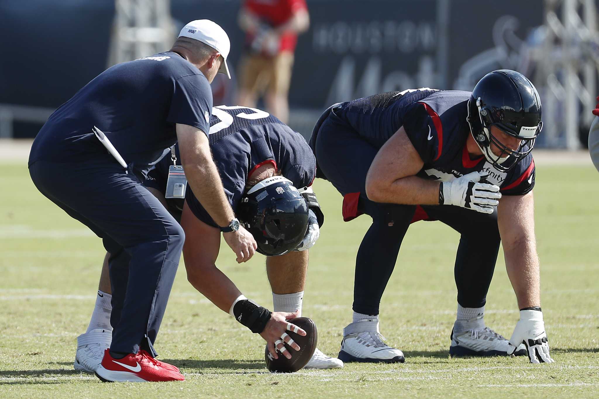Texans will rotate at left guard