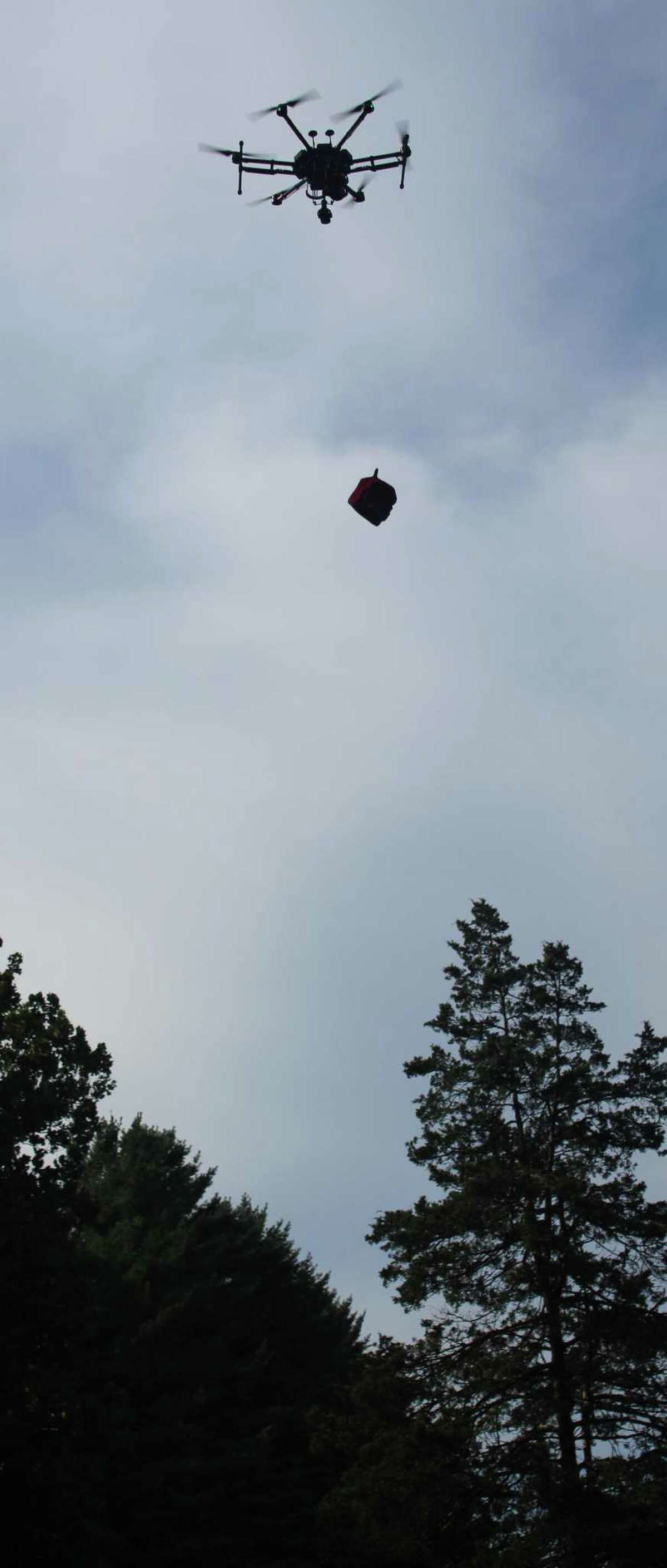 Demonstration showcases features of specialized drones in New Milford