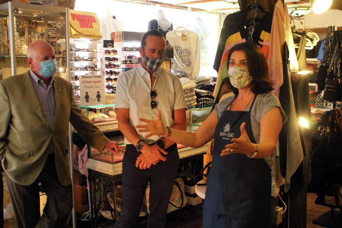 ‘The strongest will survive’: Himes tours Westport businesses with ...