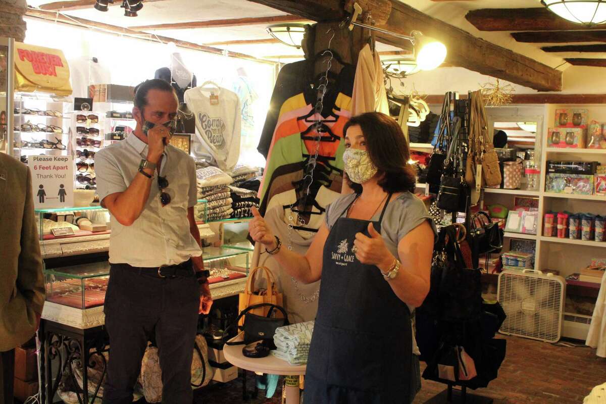 ‘The strongest will survive’: Himes tours Westport businesses with ...