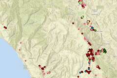 Santa Cruz County posts 'damage map' with homes destroyed in CZU Complex