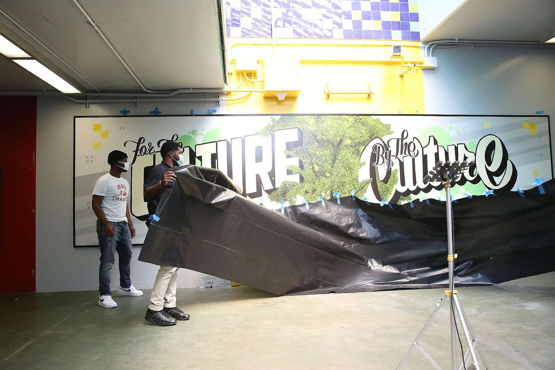 Black youths see themselves in BART mural