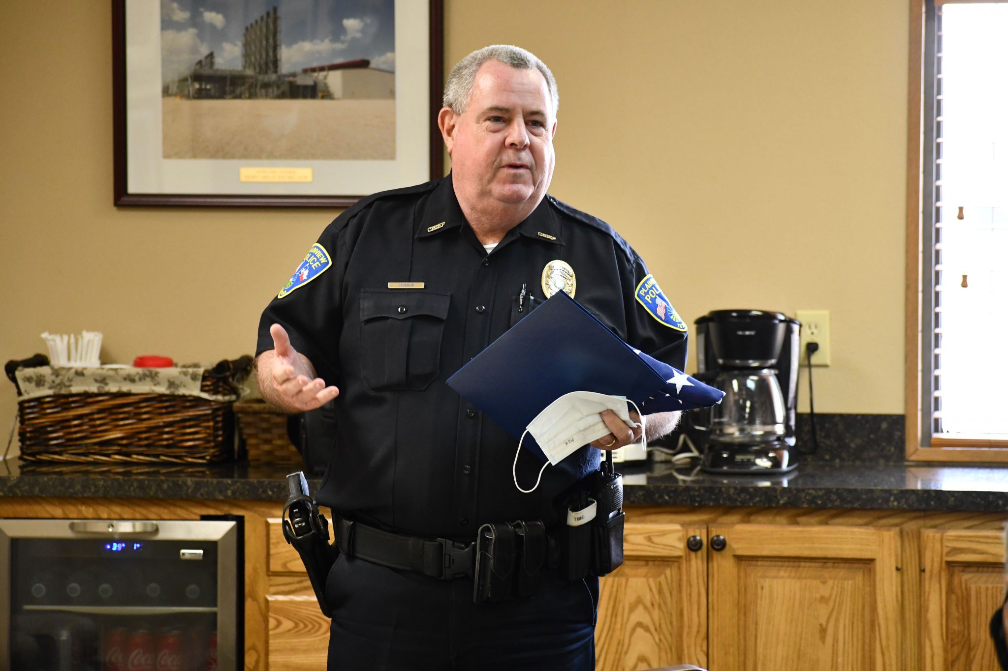 Arrington talks defunding, protests with area police departments