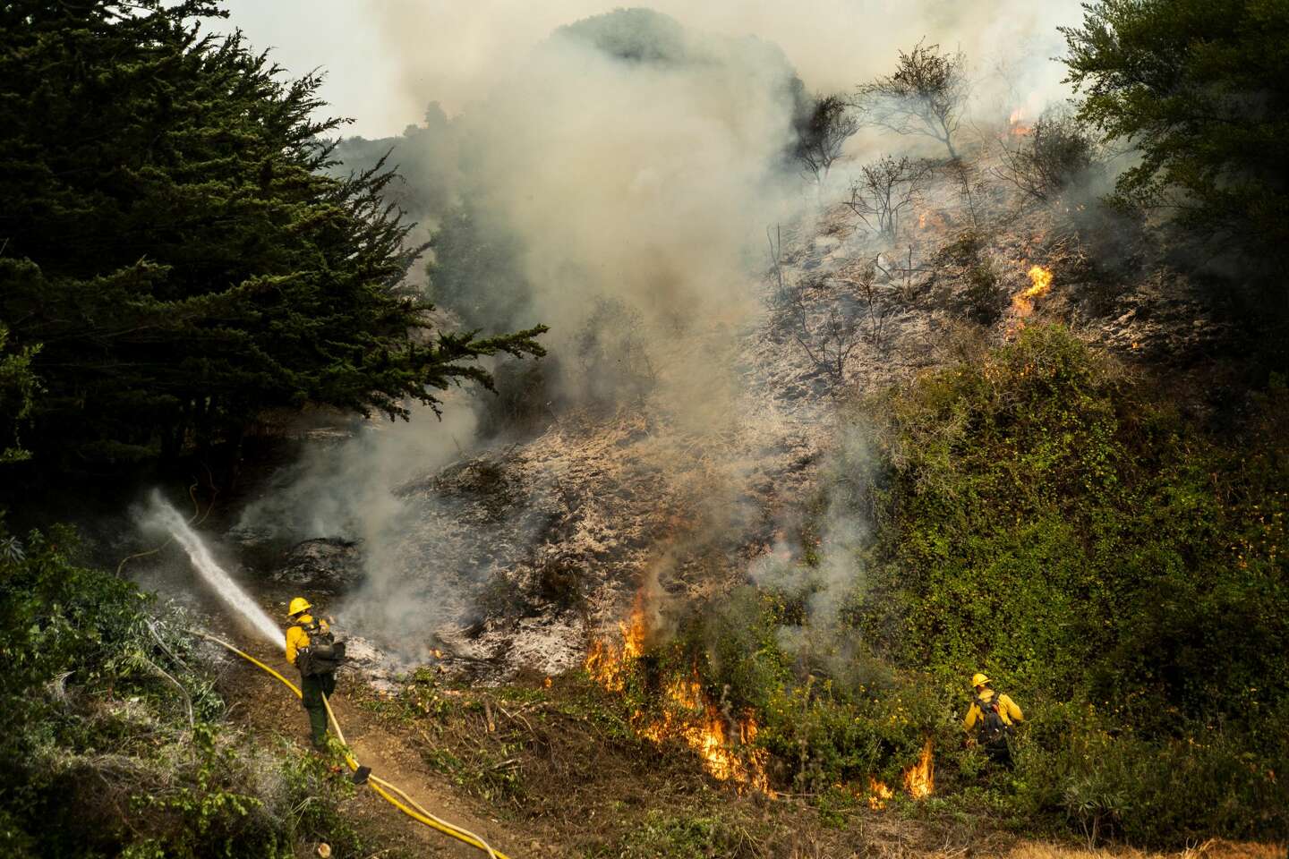 Firefighters at 3 Bay Area wildfires, now 837,000 acres combined ...