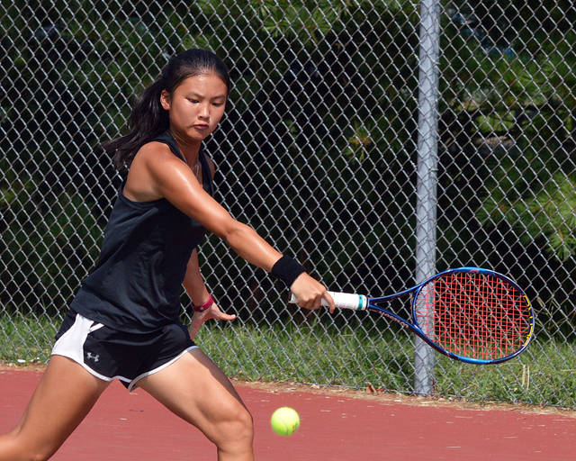TENNIS: Tigers dominate in doubles