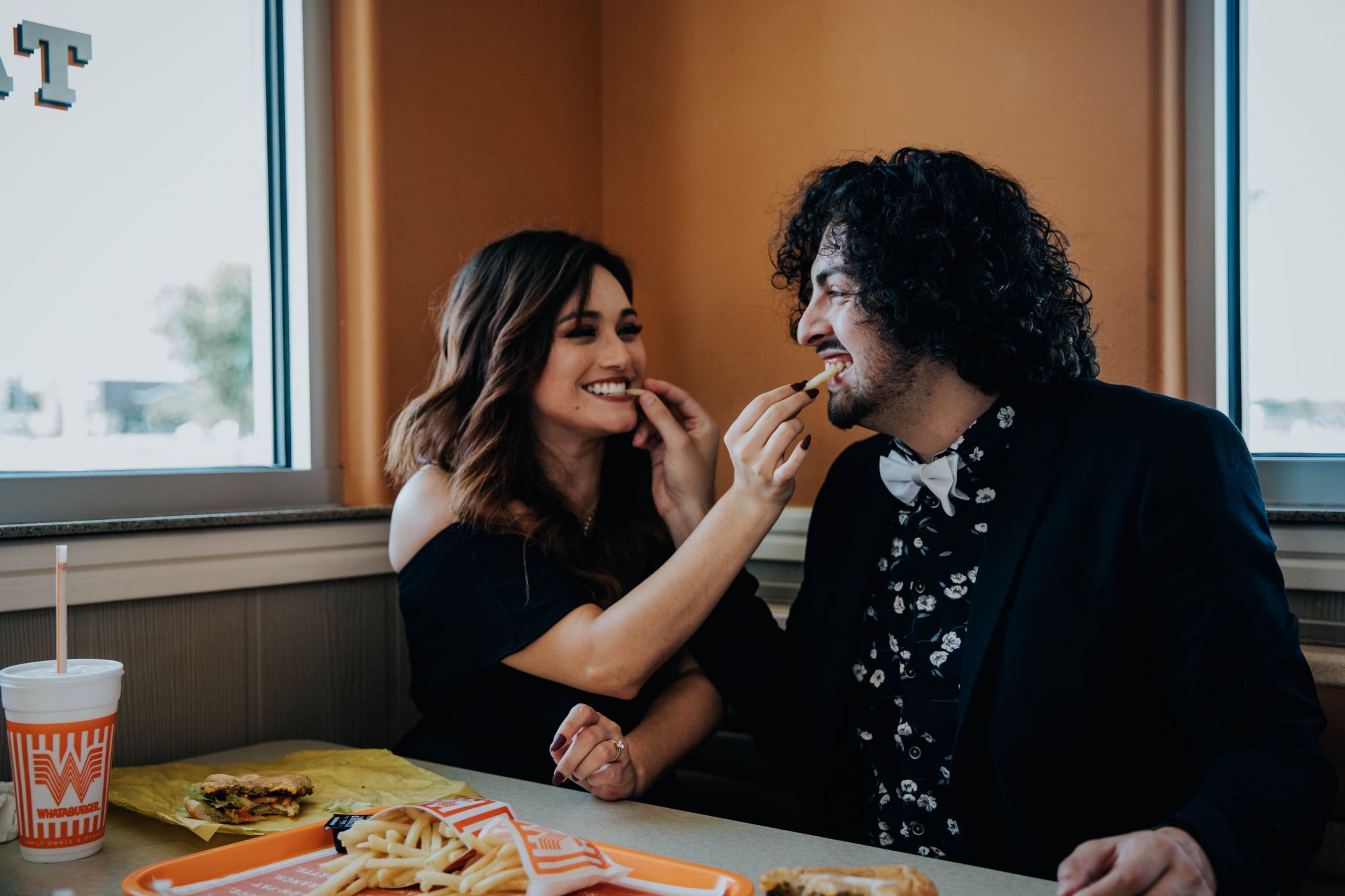 Texas couple creates 'goofy' funeral photoshoot at Whataburger on their ...