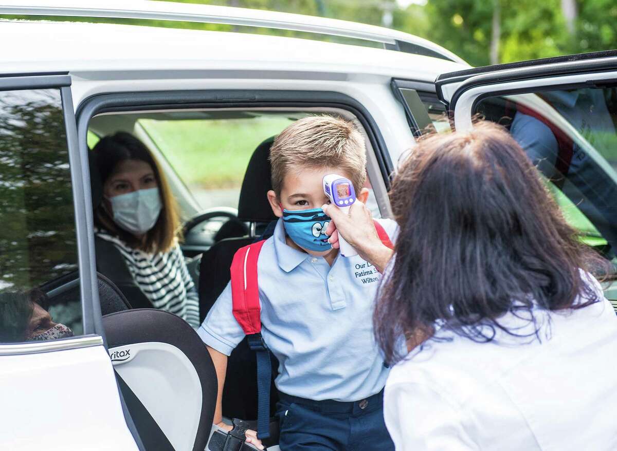 Photos: Wilton’s Our Lady of Fatima students head back to school