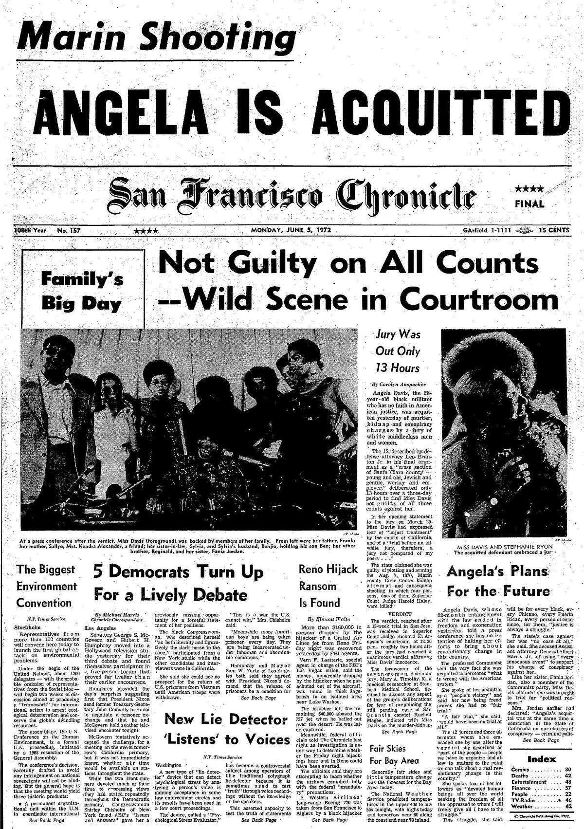 Angela Davis’ early California days — before and after her infamous trial