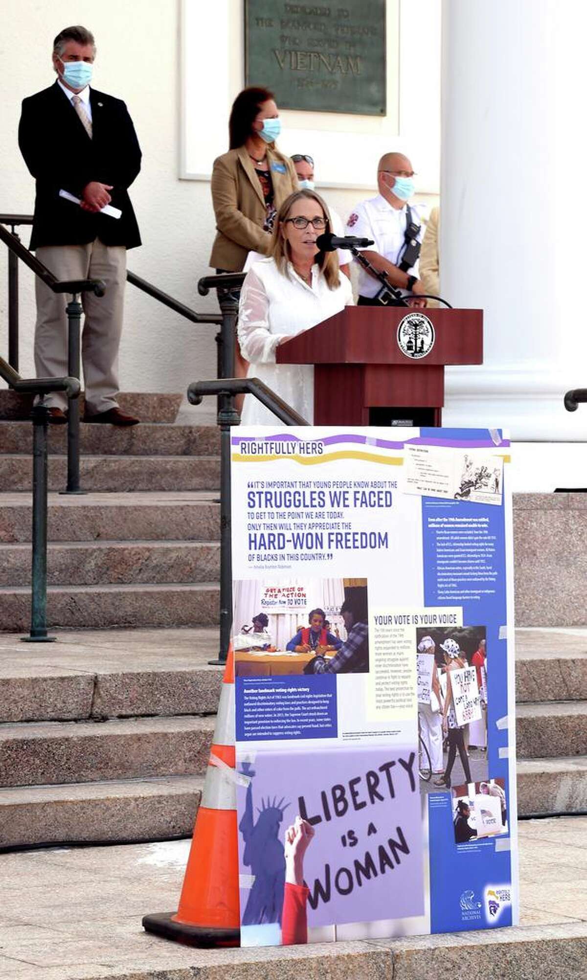 'So much work still to be done': A CT celebration of women's suffrage