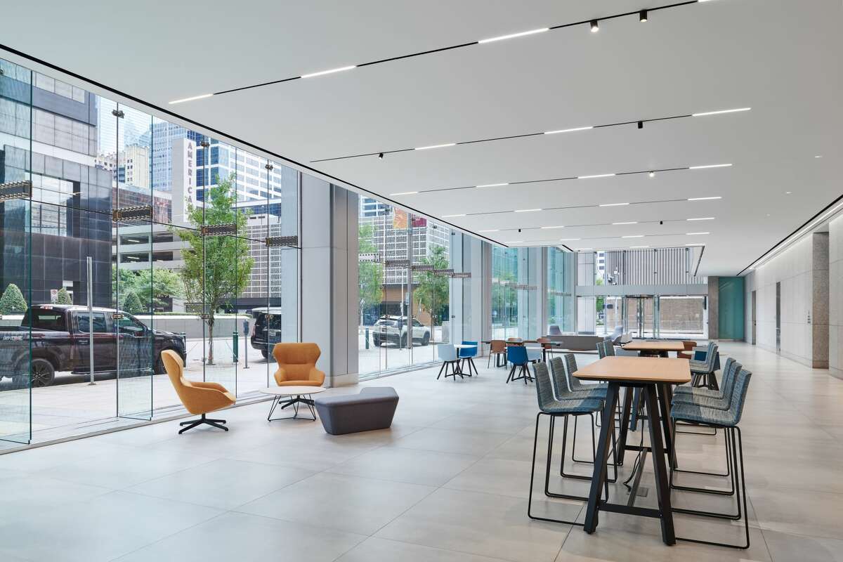 Downtown Houston's Total Plaza office tower unveils renovations