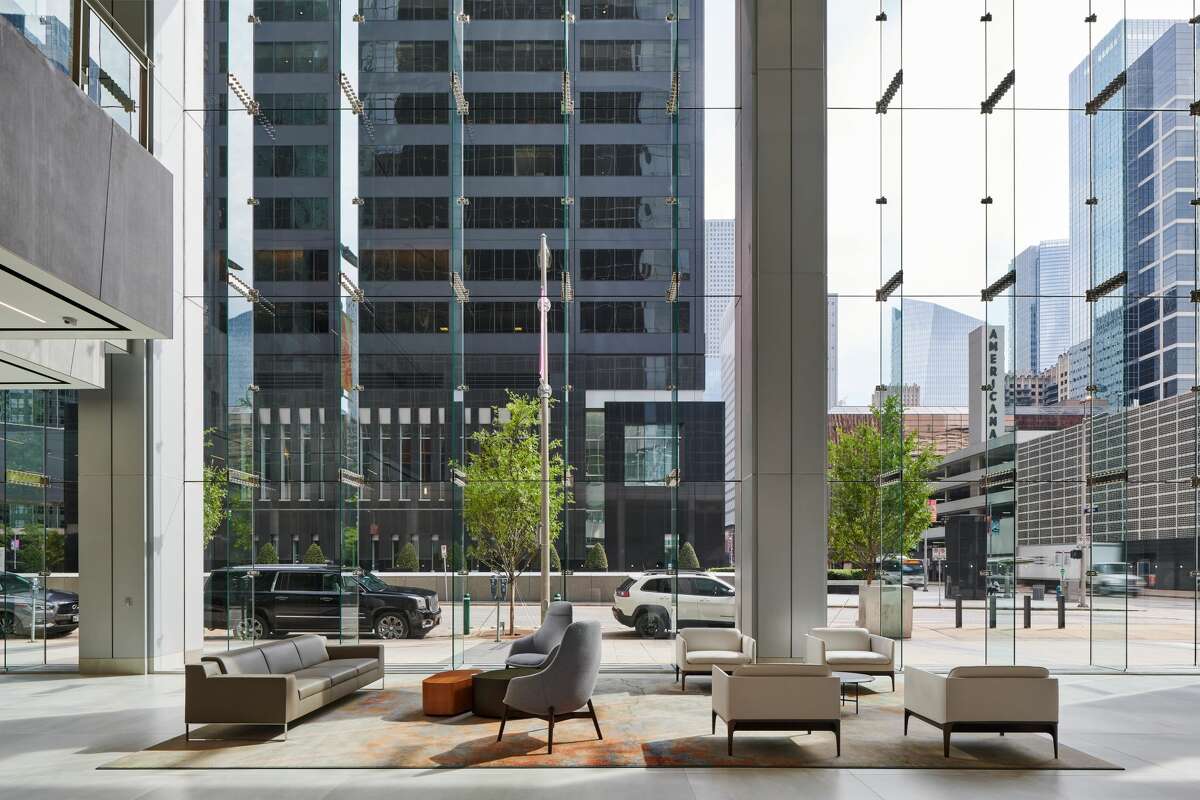Downtown Houston's Total Plaza office tower unveils renovations