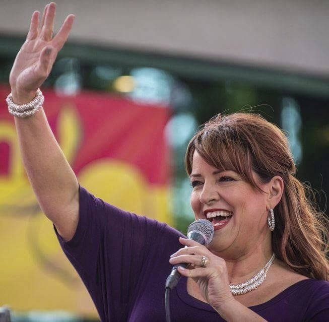 Local singer auditions for chance to sing national anthem at Trump rally