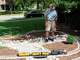 Midlander creates model railroad on front lawn