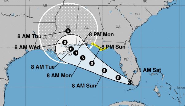 Tropical Depression 19 forecast to become hurricane Monday over ...