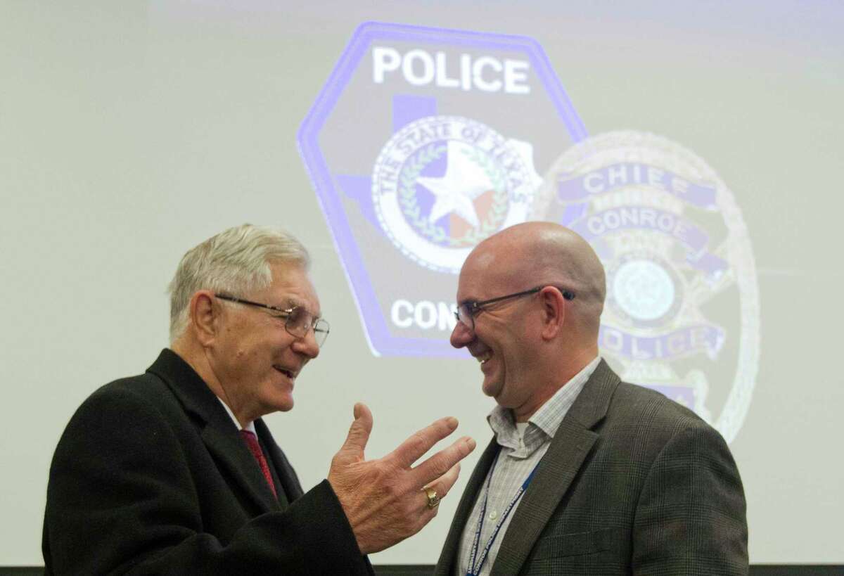 Conroe pays tribute to Mayor Toby Powell as flags lowered