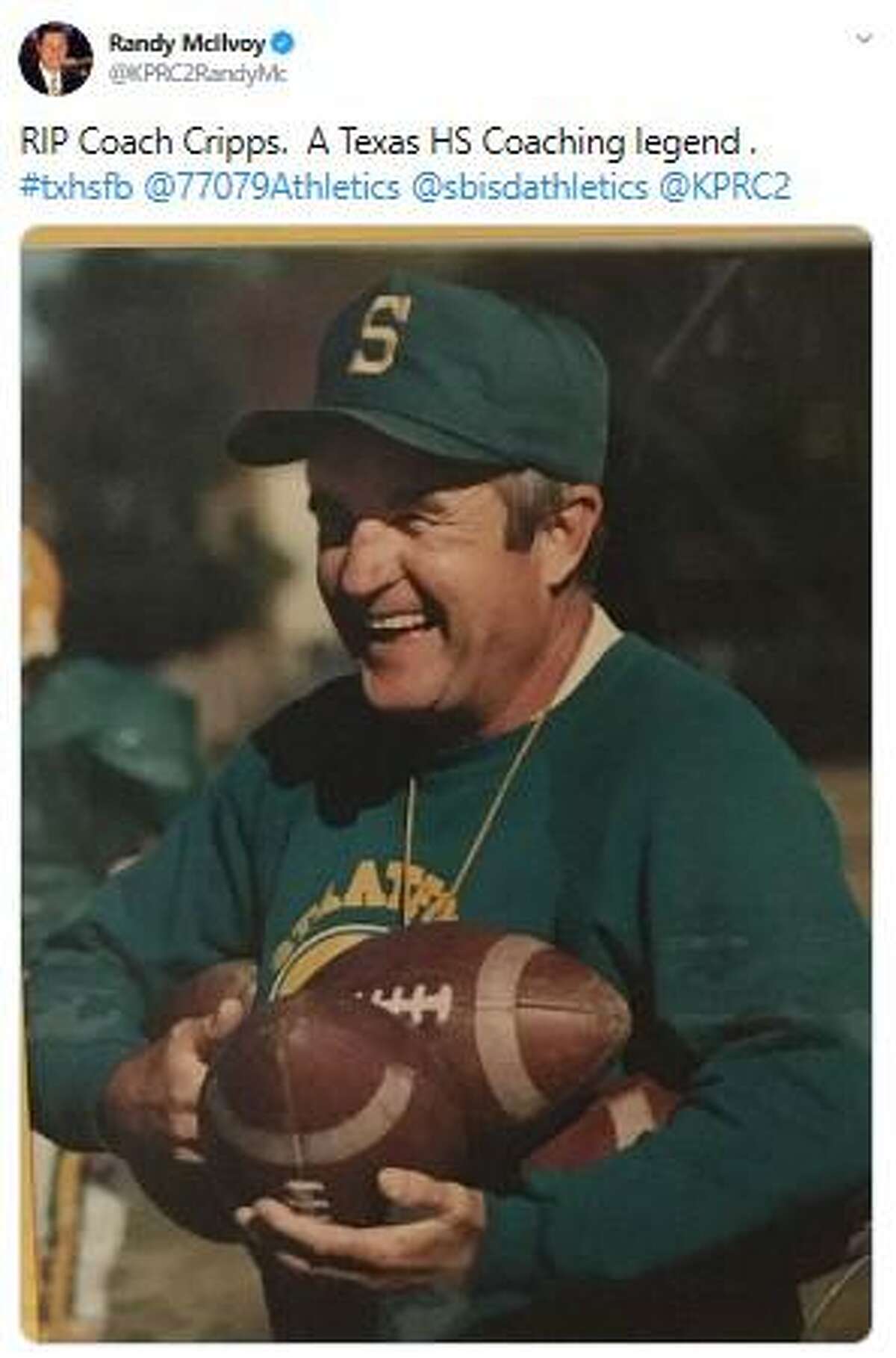 Stratford community pays tribute to state title-winning coach Oscar Cripps