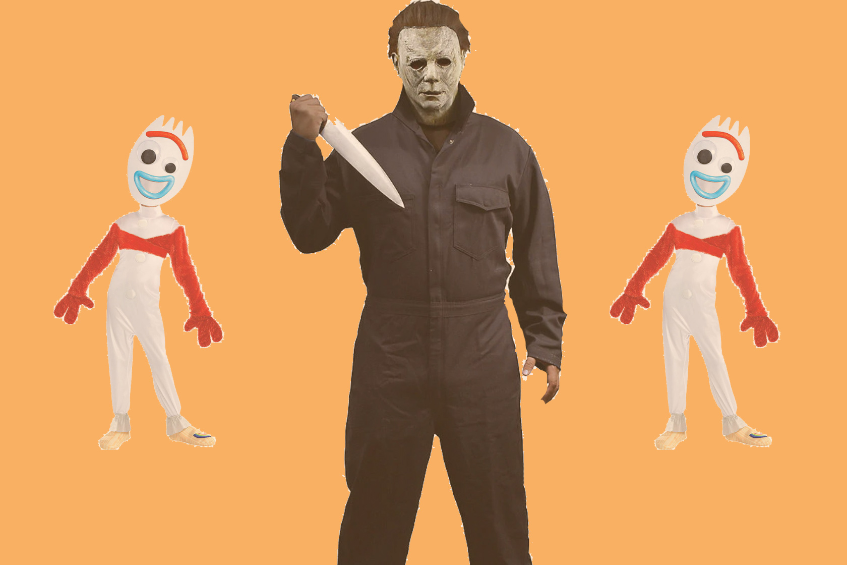 Halloween costumes that already come with a mask