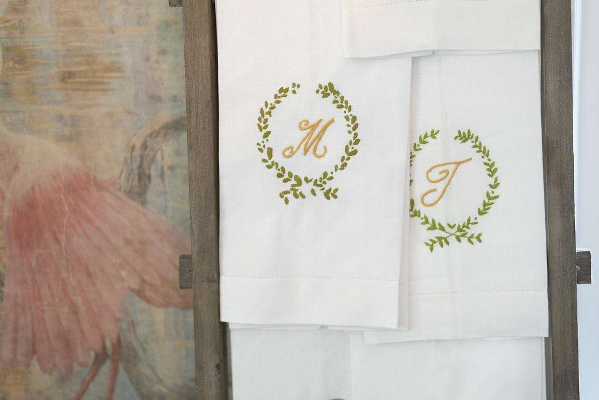 Monograms add style to home goods