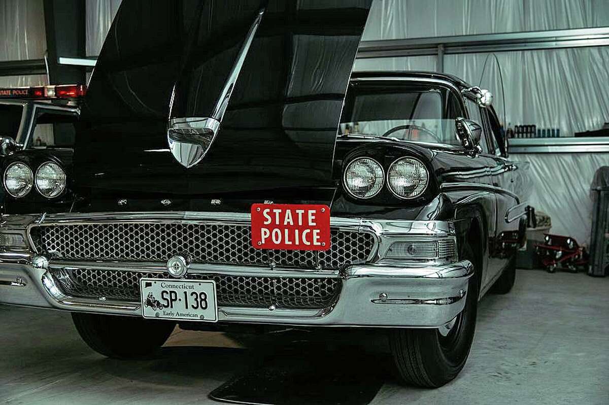 Museum opens new garage for vintage CT state police cruisers