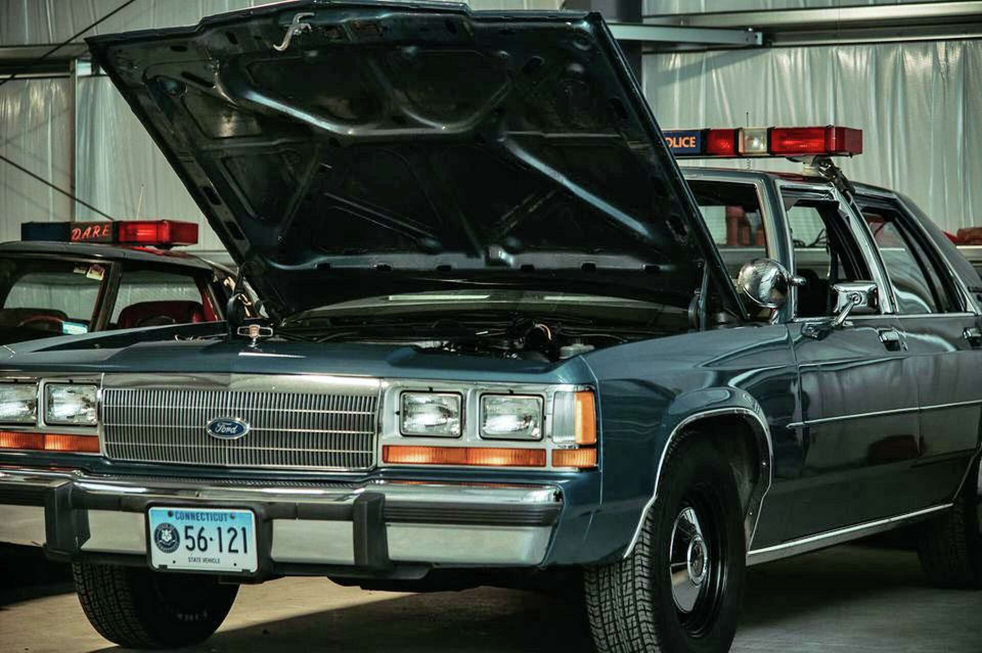 Museum opens new garage for vintage CT state police cruisers
