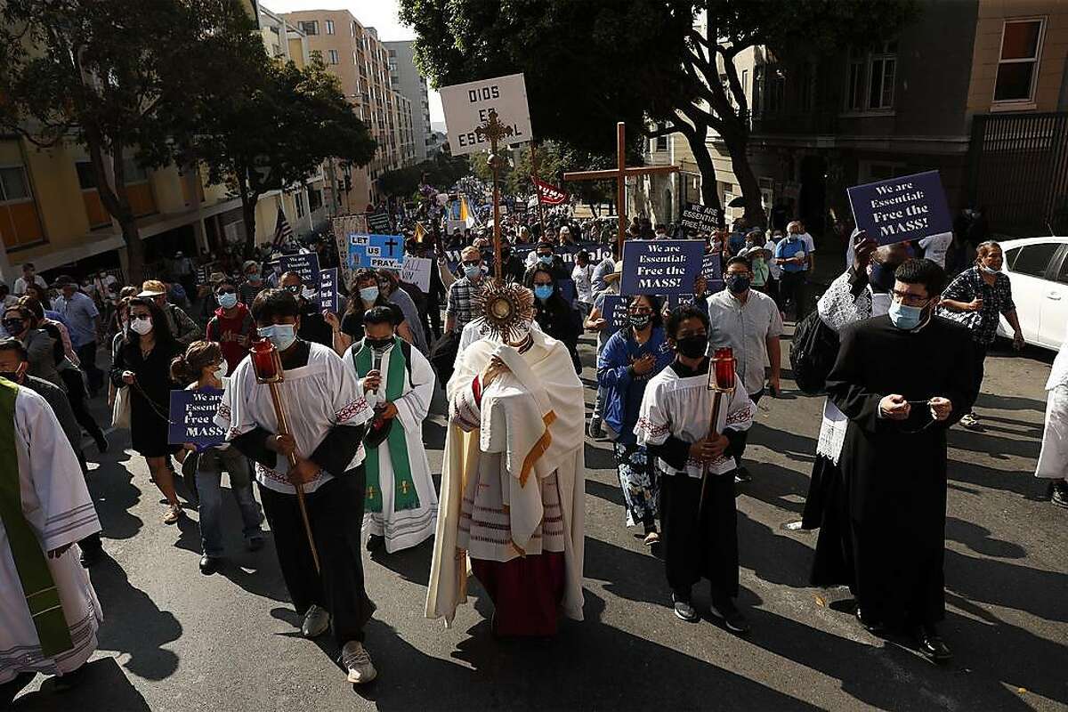 ‘We shouldn’t be shut out of church’: Large Catholic demonstration in S ...