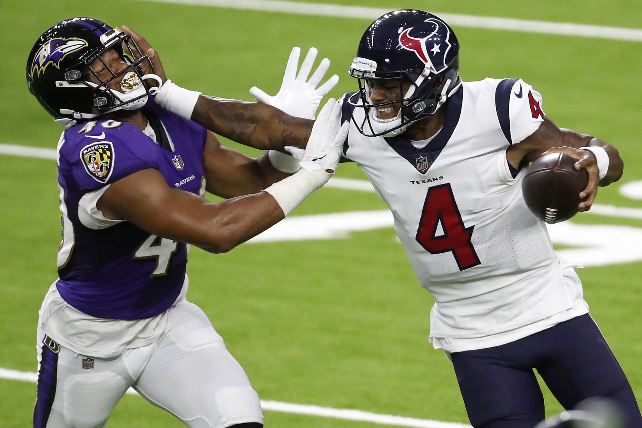 Ravens romp, drop Texans to 0-2