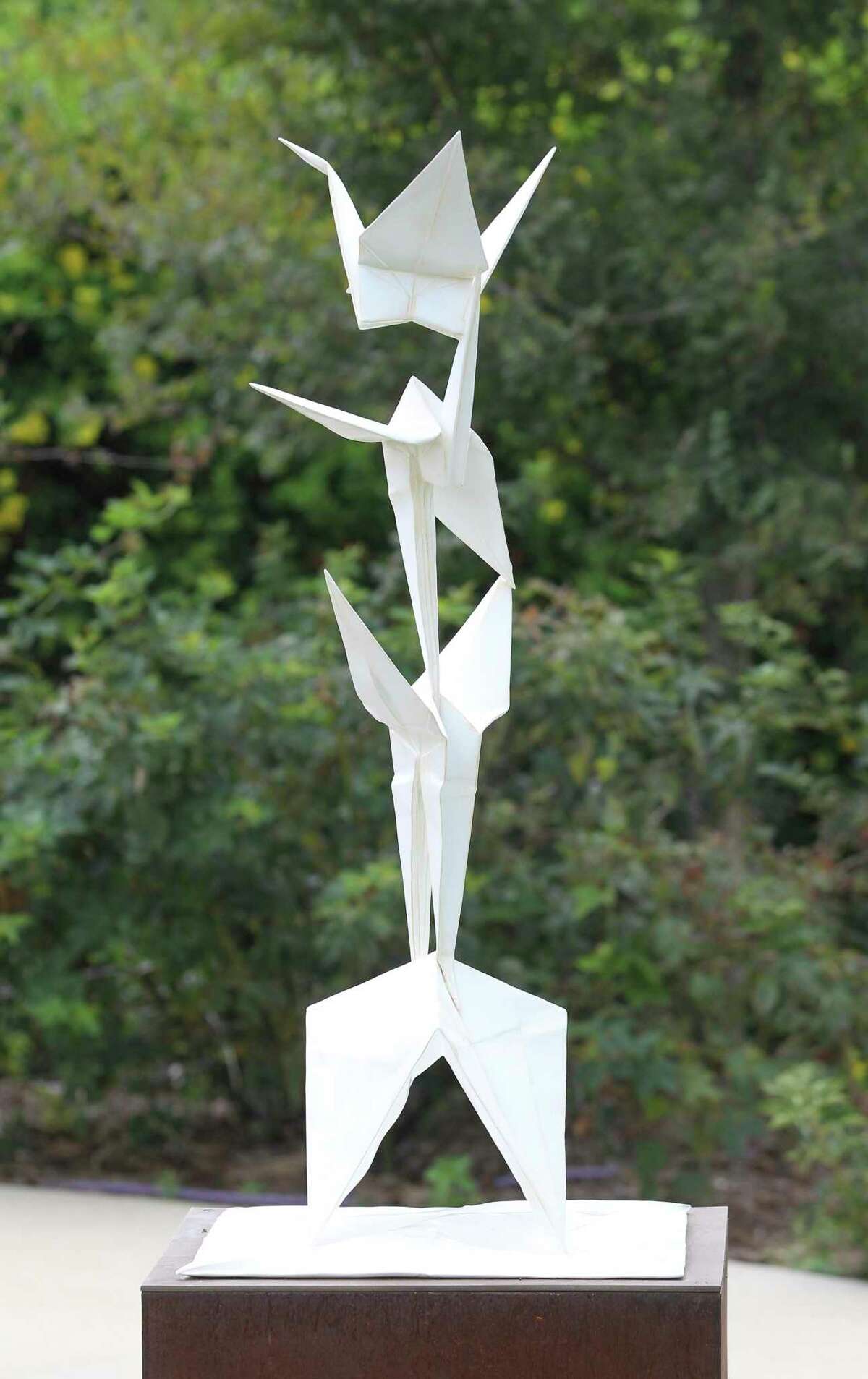 Origami sculpture show makes Texas debut at the San Antonio Botanical ...