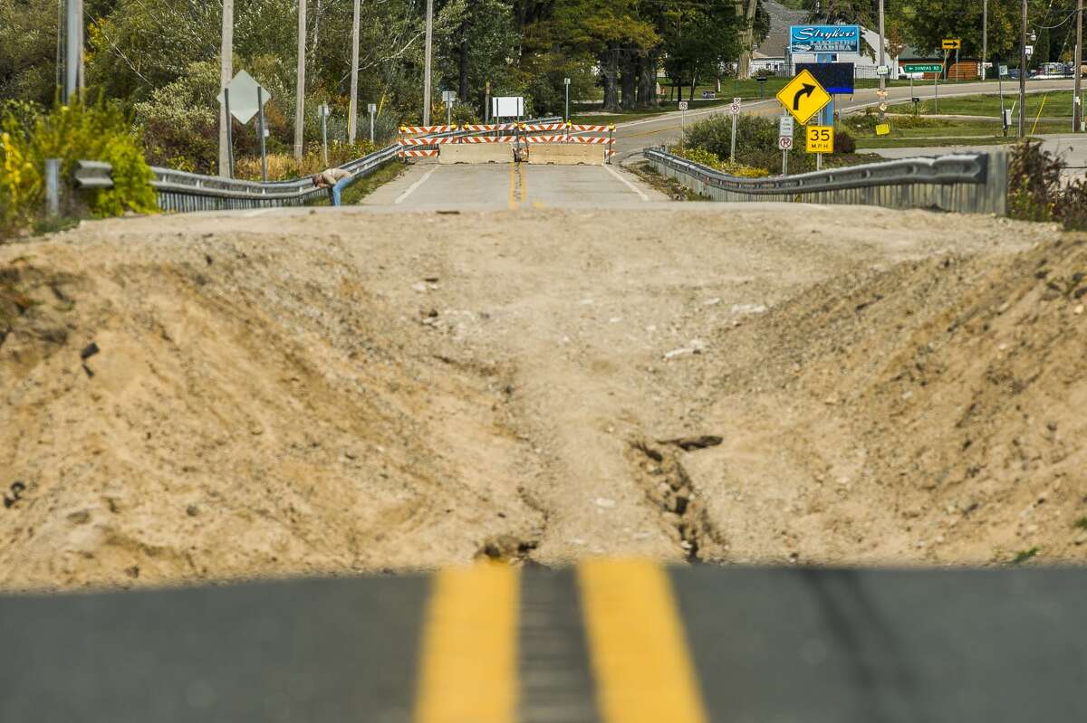 M-30 bridge in Edenville still closed after being destroyed during May ...