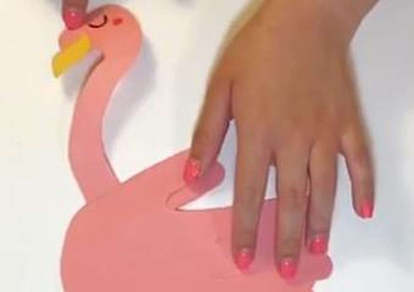 Kids Craft: How to make a flamingo-shaped card, a craft from San ...
