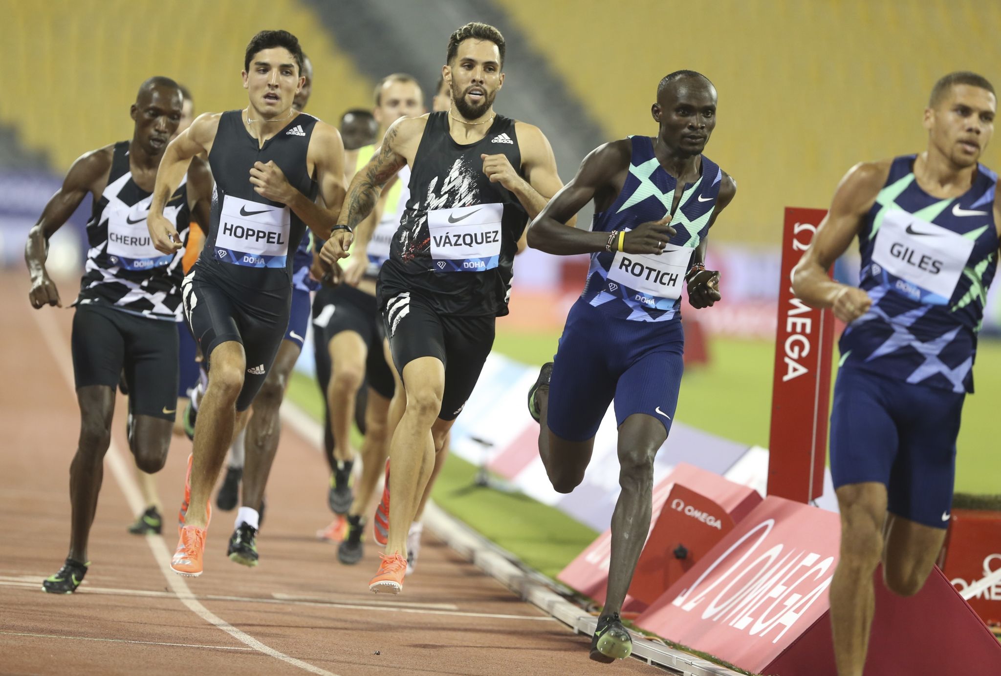 Hoppel finishes 5th in Diamond League race