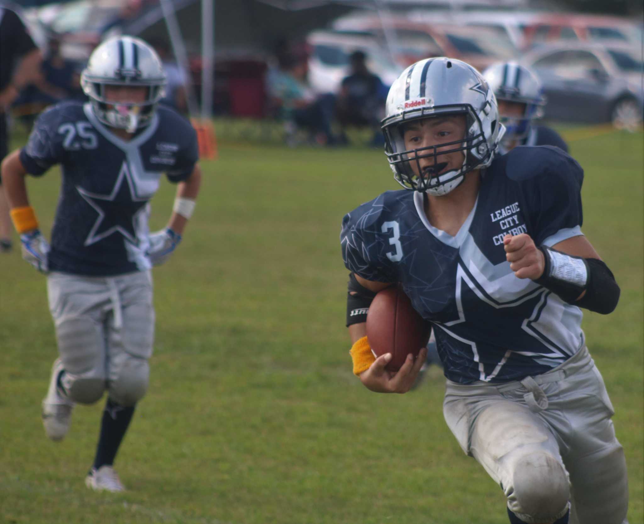 League City Senior Cowboys drop home opener; Juniors go to 3-0