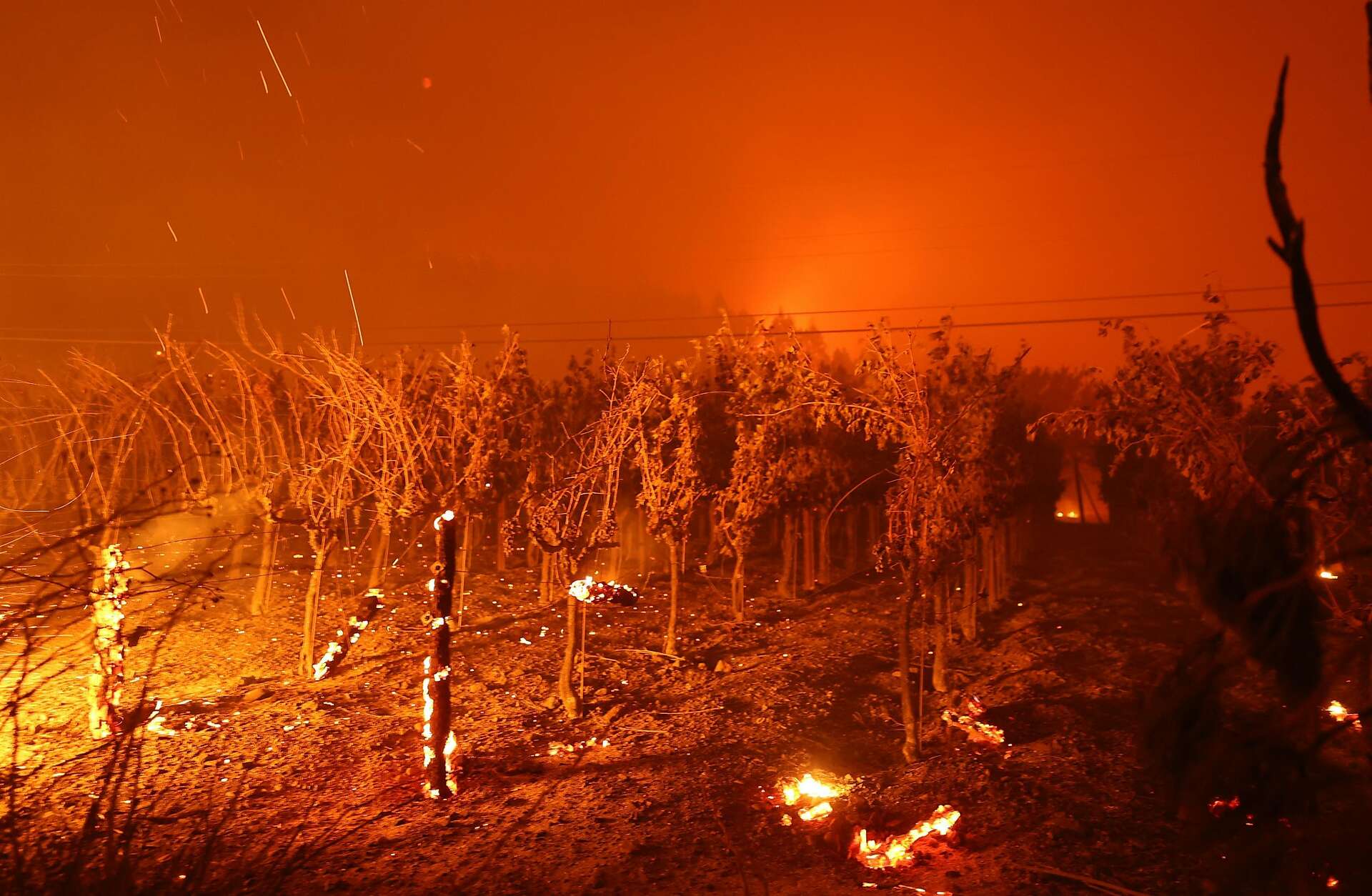 Glass Fire burns Napa Valley’s Chateau Boswell Winery, Black Rock Inn