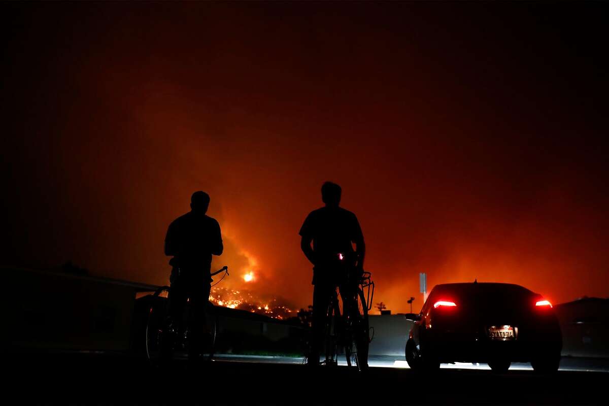 Wine Country fires burn homes, force evacuations from Santa Rosa to ...