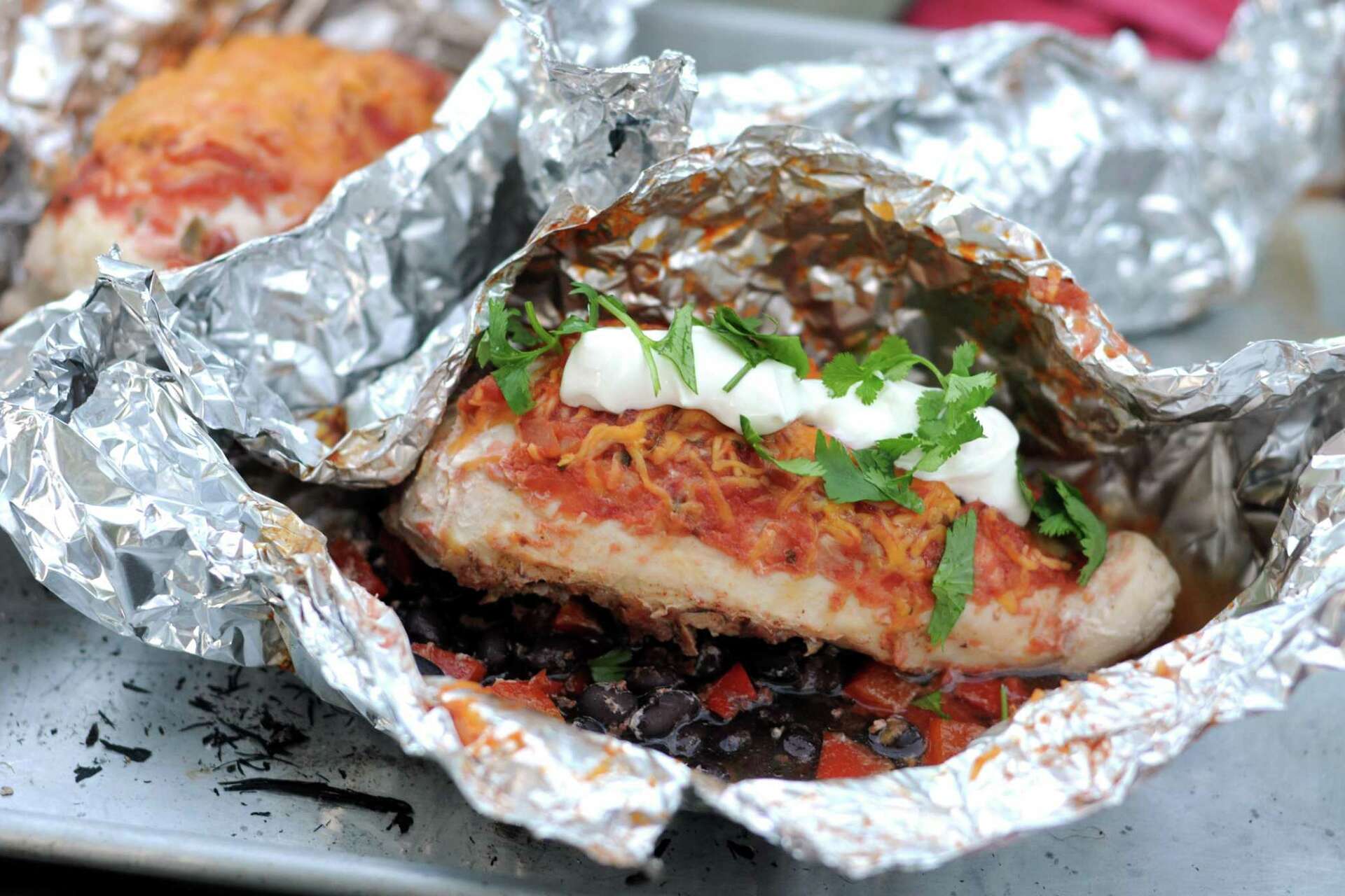 Recipe: Fire Pit Chicken and Bean Foil Packets